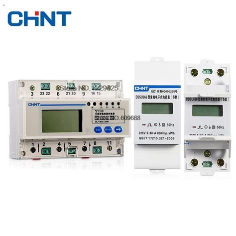 Chint Multifunction Power Meter Programable V A W Kwh Var Rs485 Energy
