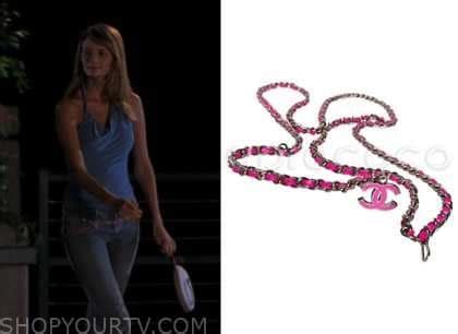 The Oc Season 2 Episode 3 Marissas Hot Pink Chain Belt Shop Your Tv