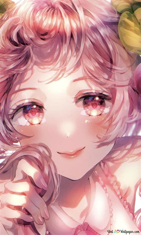 Hatsune Miku Pink Hair Cute Look 2k Wallpaper Download