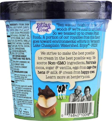 Ben And Jerrys Phish Food Chocolate Ice Cream Case Foodservicedirect