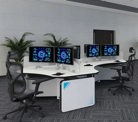 Ktc Series High Quality Cctv Console Desk Furniture China Console Dispatch Desk And Control