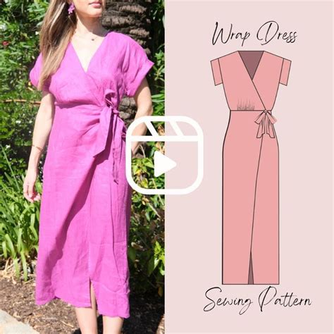 120 Trendy And Beginner Friendly Patterns Unique Sewing Patterns For Every Style Etsy Wrap