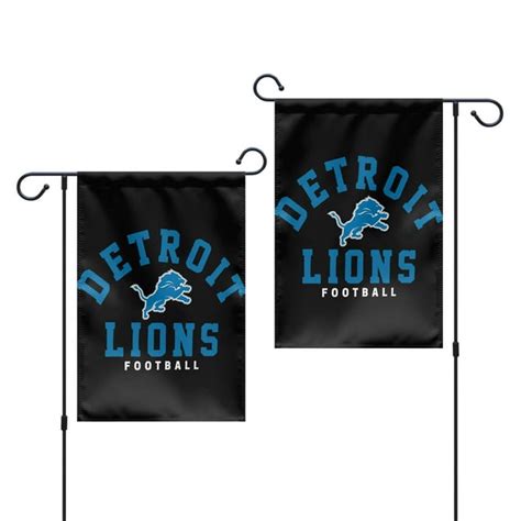 Det Roit Lions Garden Flag 12 18in Porch Patio Lawn Seasonal Outside Mini Yard Decorations