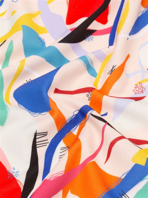 Custom Printed Lycra Fabric Matte And Custom Lycra Fabric