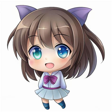 Chibi Kawaii Illustration Showcasing Cute Small Characters With Big Eyes And Vibrant Colors