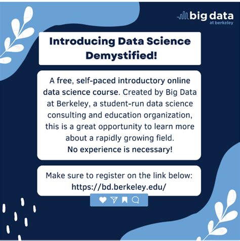 Big Data At Berkeleys Data Science Demystified Rlearndatascience