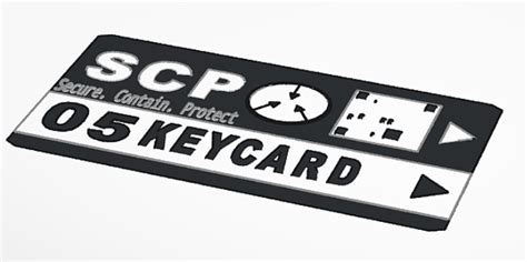S C P 05 Keycard By Foxtrot Download Free STL Model Printables Com