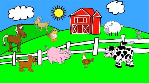 Animals On The Farm Animal Sounds Learn The Sounds Farm Animals