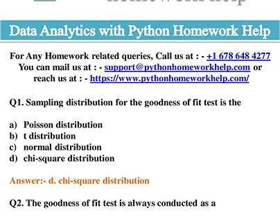 Python Homework Help On Behance