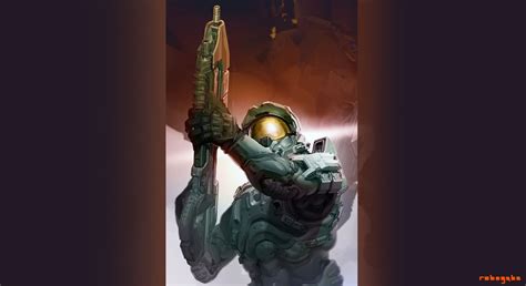 Master Chief Halo And 1 More Drawn By Robogabo Danbooru