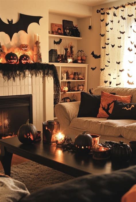 Simple Halloween Home Decorations Indoor Holiday Decorations