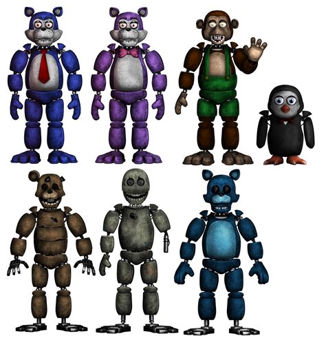 Classic Fnac 1 Animatronics By Yuyu Bi On Deviantart