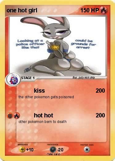 Pok Mon One Hot Girl Kiss My Pokemon Card