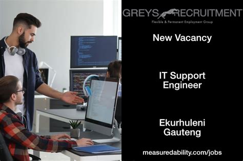 New Vacancy For It Support Engineer In Gauteng South Africa Check