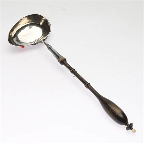 Stříbrná Naběračka Nils Hellberg 1718 Století