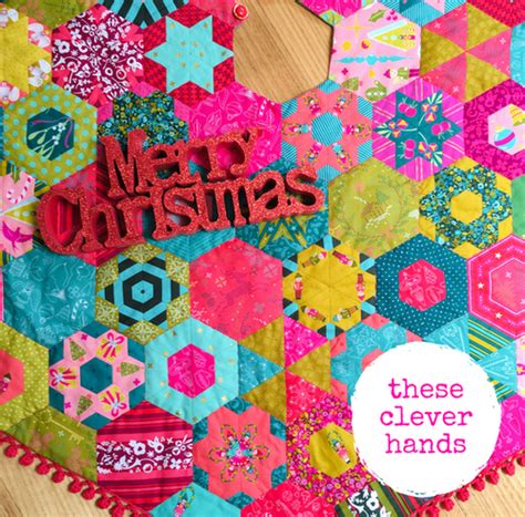 Pieceful Tree Skirt Pattern These Clever Hands