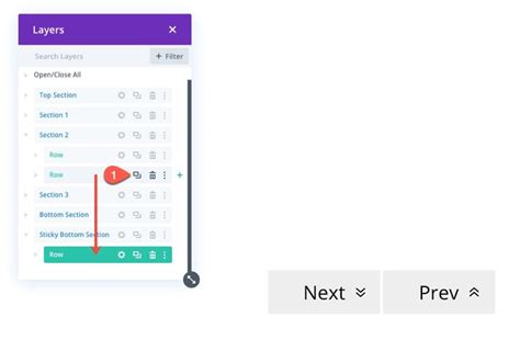 How To Add Sticky Page Navigation Links Next Previous First Last