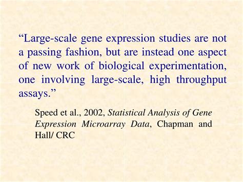 Ppt Classification Of Microarray Data Recent Statistical Approaches