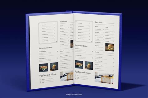 Book Menu Restaurant Psd High Quality Free Psd Templates For Download