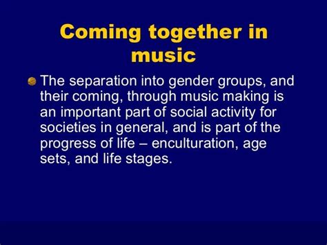 Music And Gender 2013