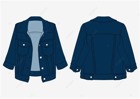 Woman Denim Jacket Vector Jacket Denim Vector Png And Vector With