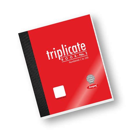 Anupam Triplicate Book With Carbon And Index Ruled Sheets Pad For Replic