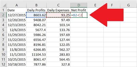 how to subtract cells in excel spreadcheaters