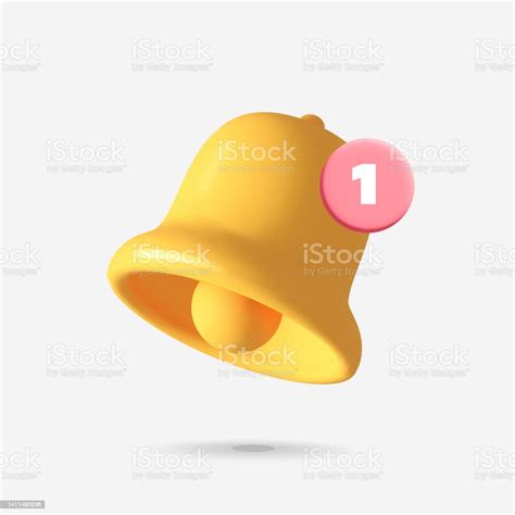 새 메시지 아이콘 디자인 일러스트레이션이 있는 3d 벡터 알림 벨 0명에 대한 스톡 벡터 아트 및 기타 이미지 0명 3차원
