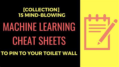 Collection 15 Mind Blowing Machine Learning Cheat Sheets