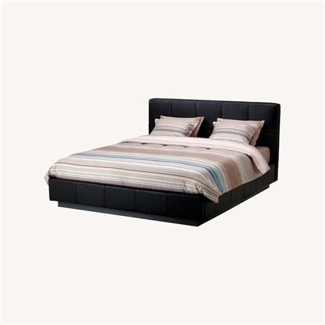 Ikea King Size Leather Bed Frame Oppoland Aptdeco