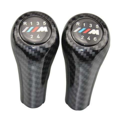 Carbon Fiber Black 56 Speed Shifter Knob For Bmw E81 E82 E87 E46 E90 Coolshiftknobs