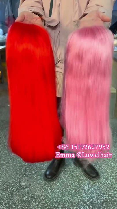 Customized Dyed Wigs Before Shipping L Youtube