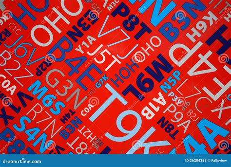 Random Postal Code Pattern Stock Image Image Of Random 26304383