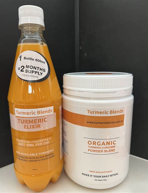 Turmeric Powder Probiotic Elixir Turmeric Blends