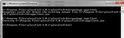 Executing EJB Using GLassfish AppClient Edwin S Journey