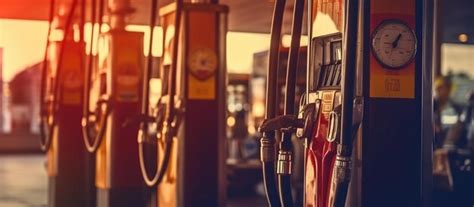 Fuel Gasoline Dispenser Background Ai Generated Image