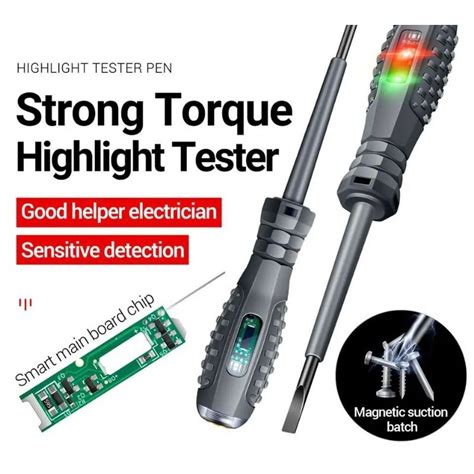 Intelligent Dual Led Test Pen Voltage Tester Pen Induction Power