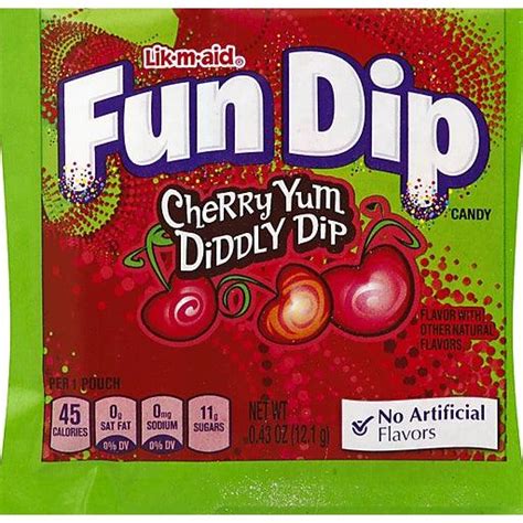 Fun Dip Cherry 0 43oz Candycopia