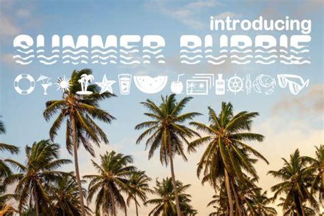Summer Bubble Font By Ktwop · Creative Fabrica