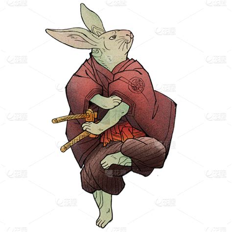 高质量人物插画 浮世绘风格