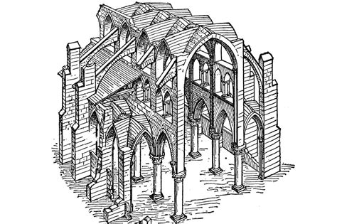 Gothic Cathedral Floor Plan