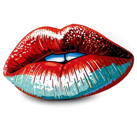 Download Glitter Lip Kiss Png Sqc22