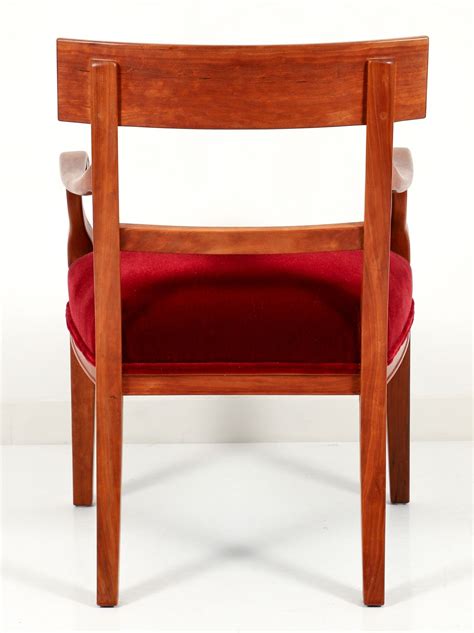 Charles Shackleton 10 Charles Shackleton Cherry Dining Chairs Red Mohair 2001 Mutualart