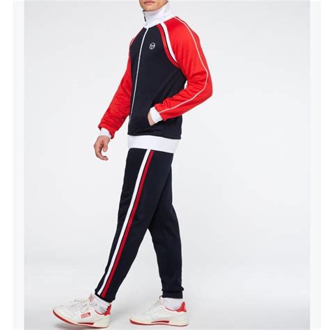 Sergio Tacchini Ghibli Tracksuit Night Skywhitetango Red City Man Usa
