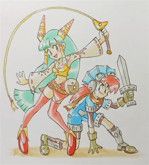 Artstation Grandia Feena And Justin