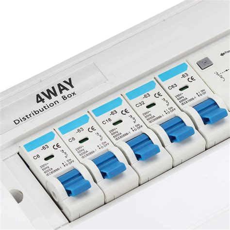 Aynefy 4 Way Consumer Unit Circuit Breaker Panel Ubuy India