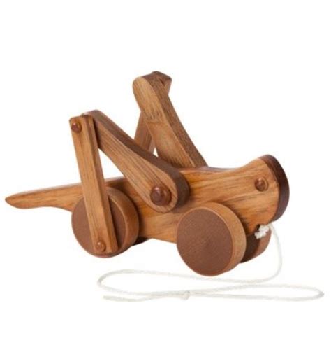 Usa Made Wooden Grasshopper Pull Along Toy