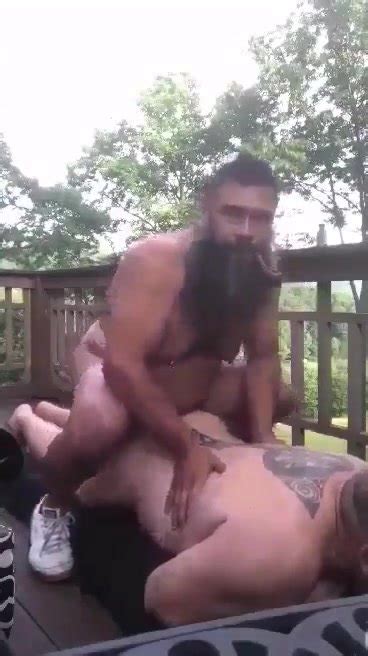 Pig With Pipe Fucks Good On The Deck