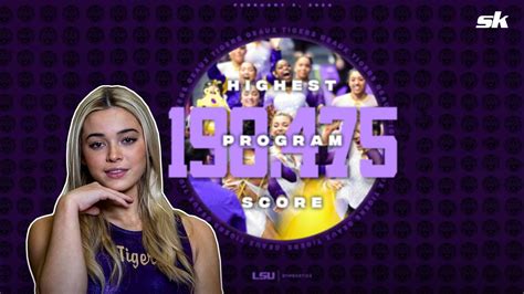 Olivia Dunnes Season Best Floor Routine Boosts Lsu To Victory Over