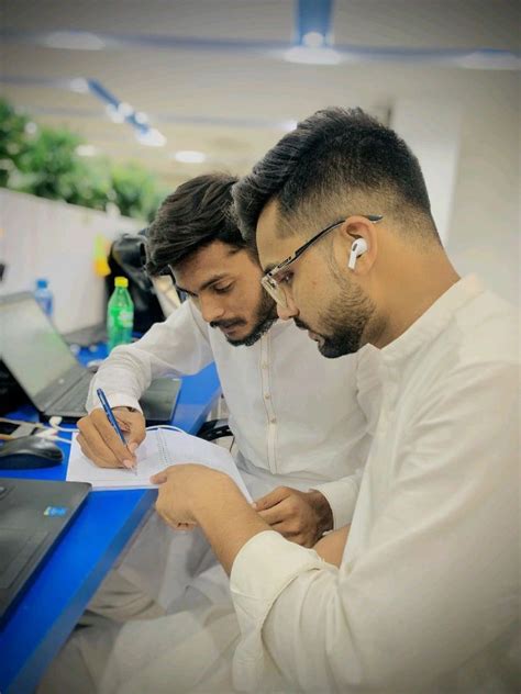 During Work 🤩 At Enzipe Ghulam Jilani
